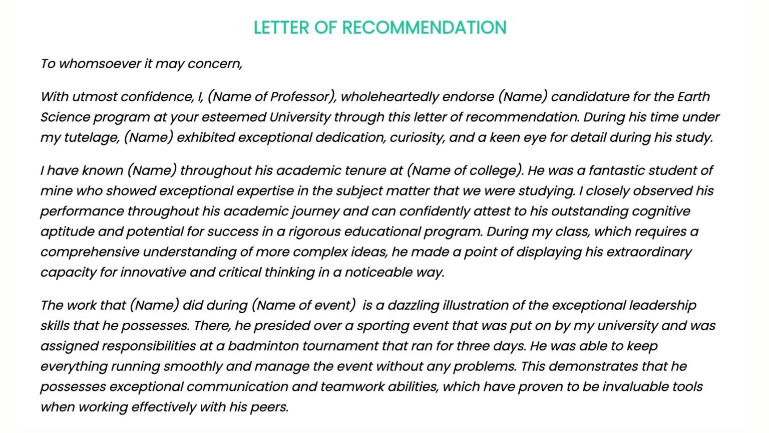 A guide on how to write an SOP (Statement of Purpose) & LOR (Letter of ...