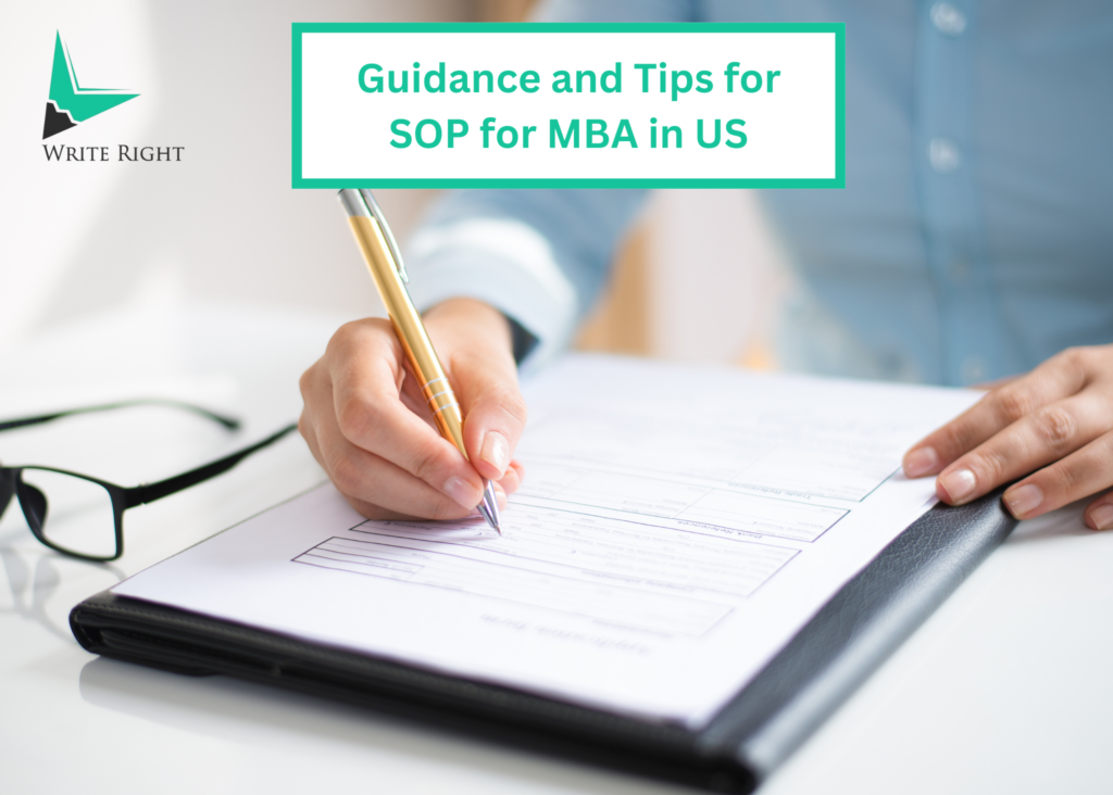 Guide and Tips for SOP for MBA in US for Your MBA Journey | Write Right