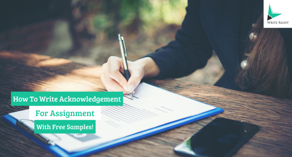 How to Write Acknowledgement For Assignment 2024 (Samples)